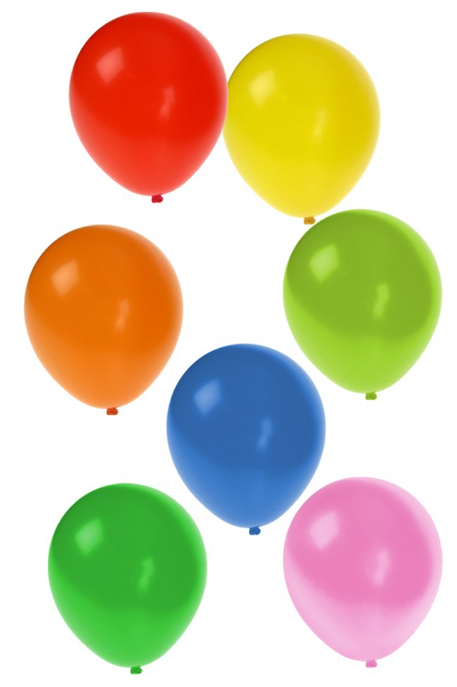 Luftballons Verschiedene Farben 100 Stück | Party Kostüme und ...